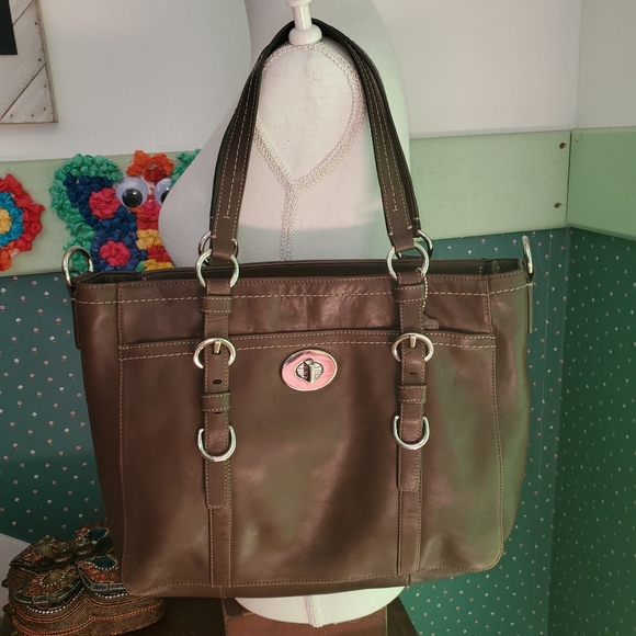 Coach | Bags | Coach F416 Leather Belted Satchel | Poshmark